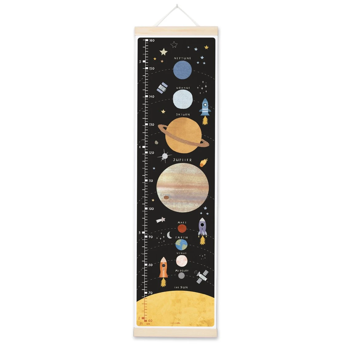 Solar System Height Chart - View Gifts | Thames Ditton