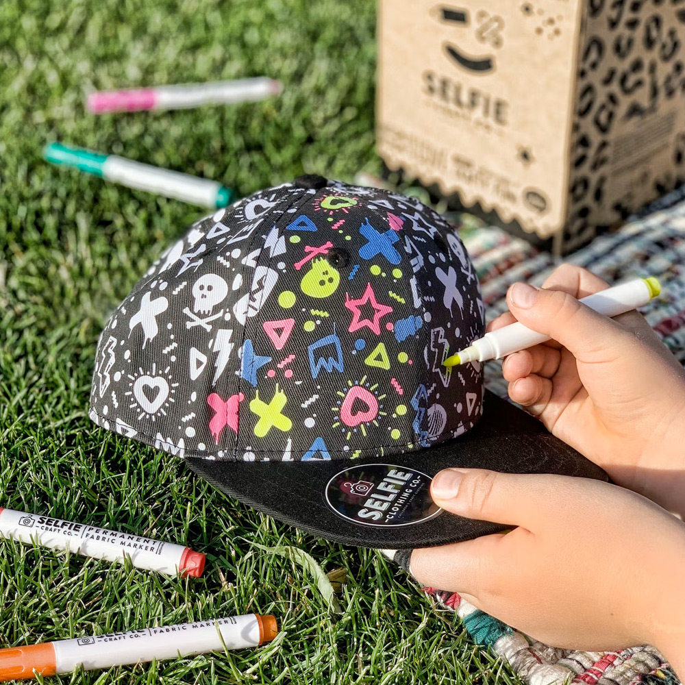 Graffiti Colour In Snapback Cap (One size) - View Gifts | Thames Ditton
