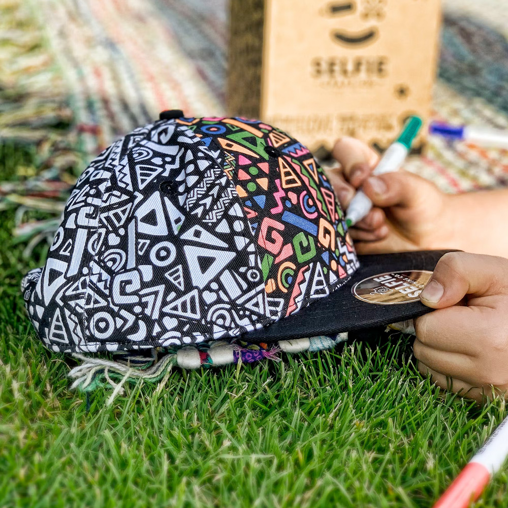 Tribal Colour In Snapback Cap (One size) - View Gifts | Thames Ditton