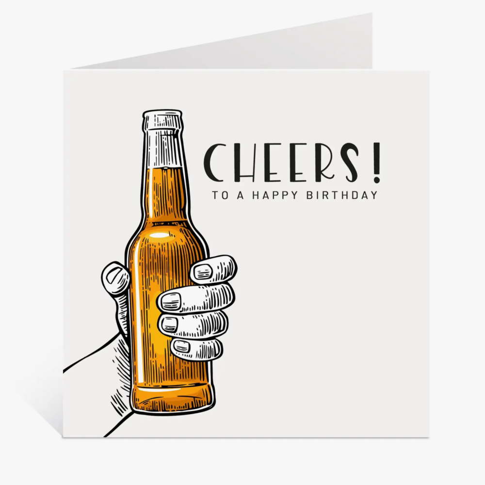 Cheers! Happy Birthday Card - View Gifts | Thames Ditton