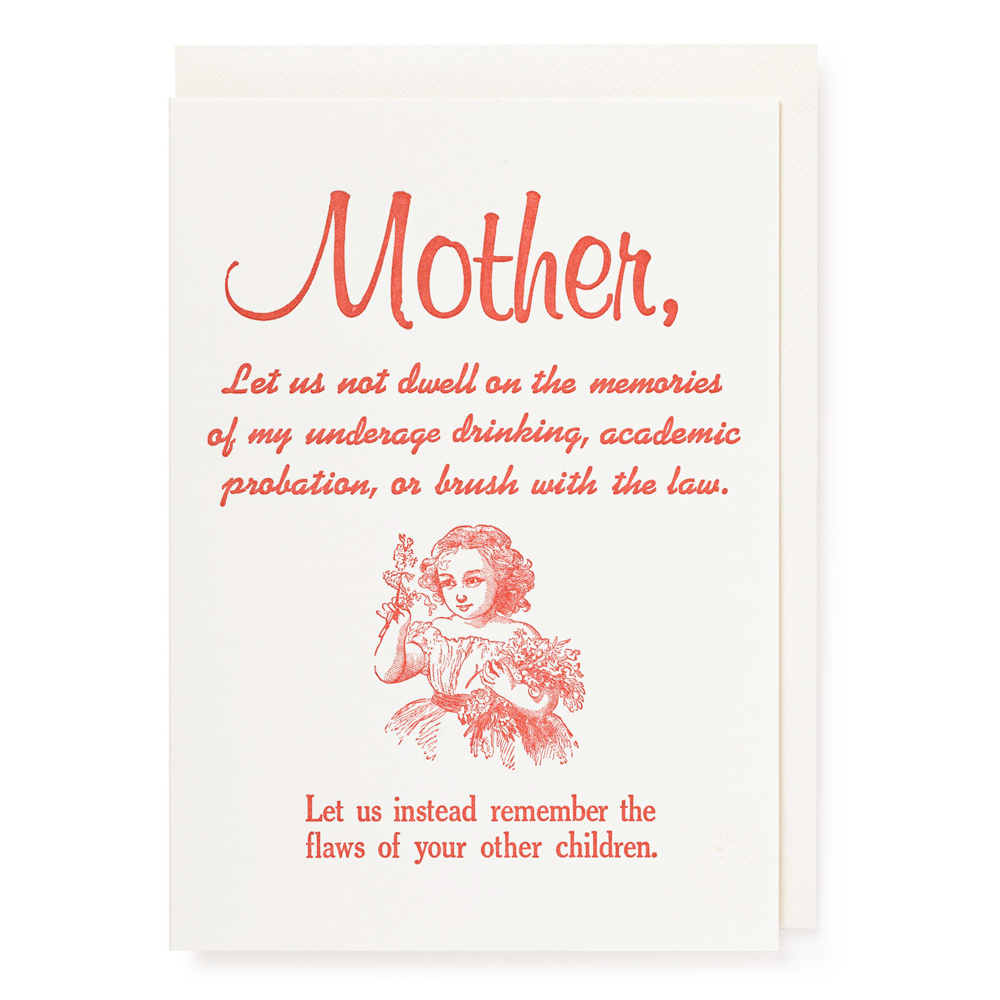 Let us not dwell | Mother's Day card - View Gifts | Thames Ditton