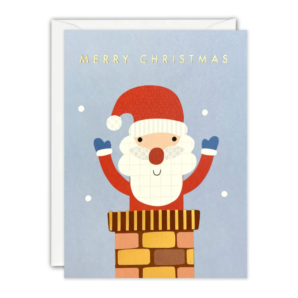 Santa Christmas Minnow | Mini Christmas card - View Gifts | Thames Ditton